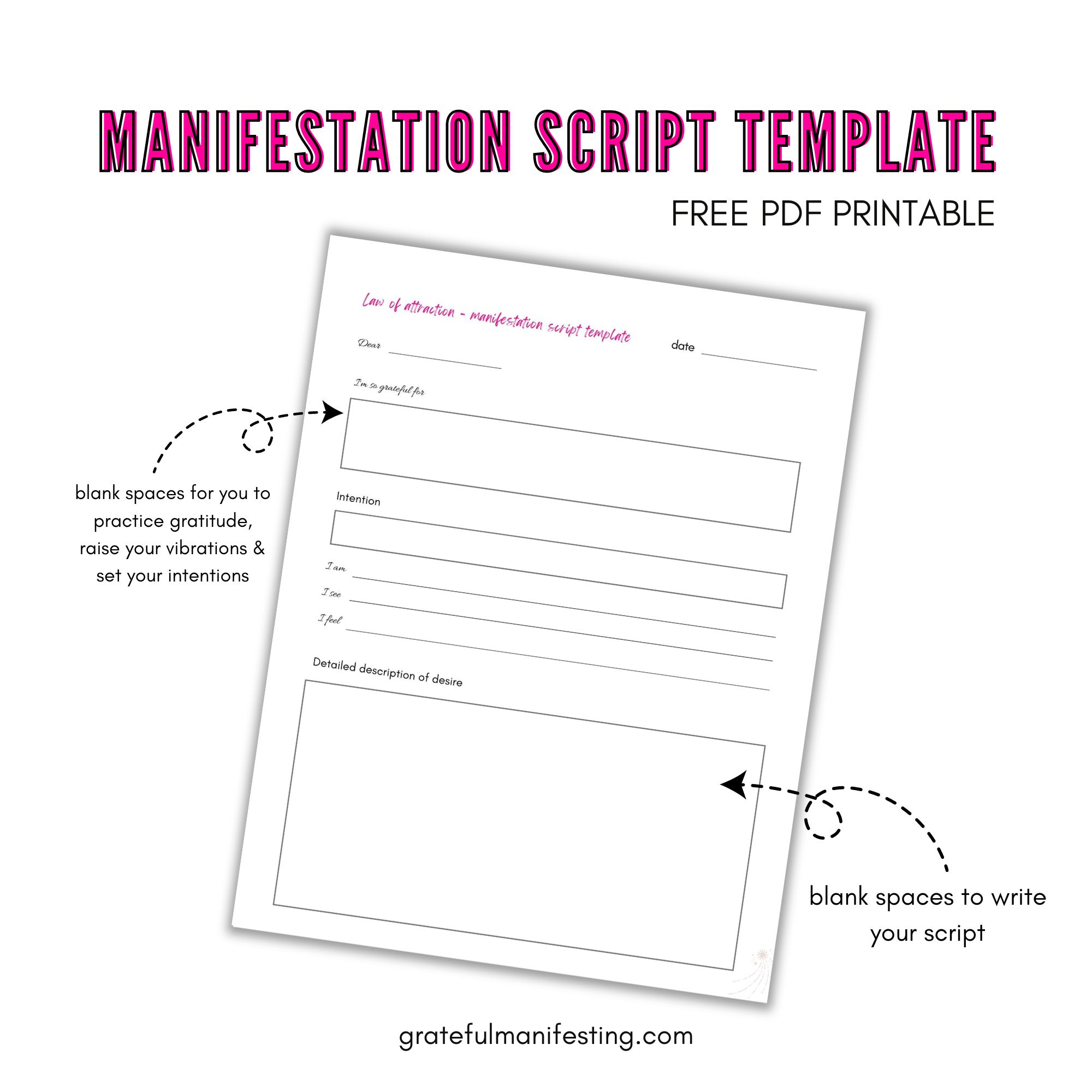 11 FREE Manifestation Workbook PDFs To Transform Your Reality in 2025
