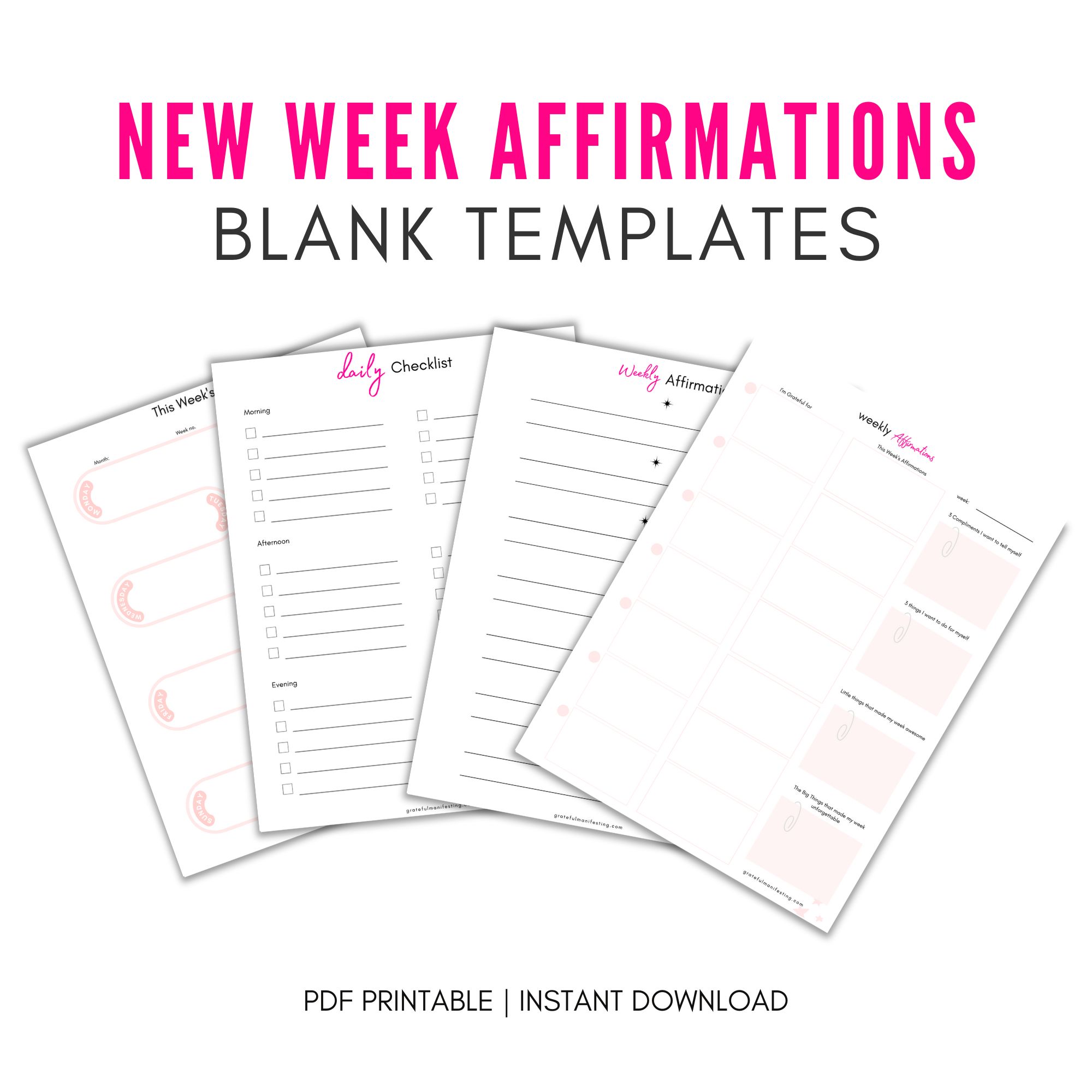 53 New Week Affirmations For Positivity, Abundance, Happiness & Success